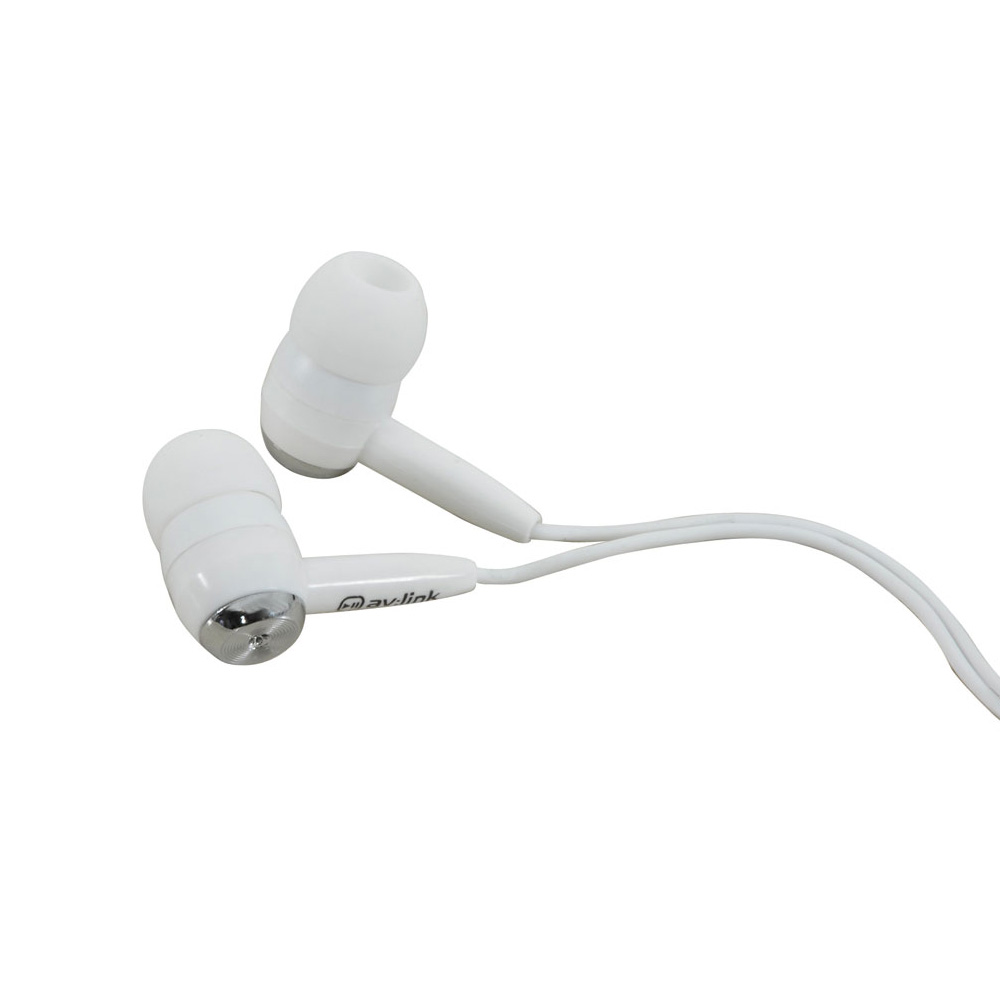 White In Ear Stereo Earphones | BudgetHeadphones.co.uk